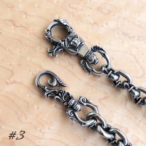 Gothic Stainless Steel Wallet Chain | Heavy Biker Fashion Chain for Men ...
