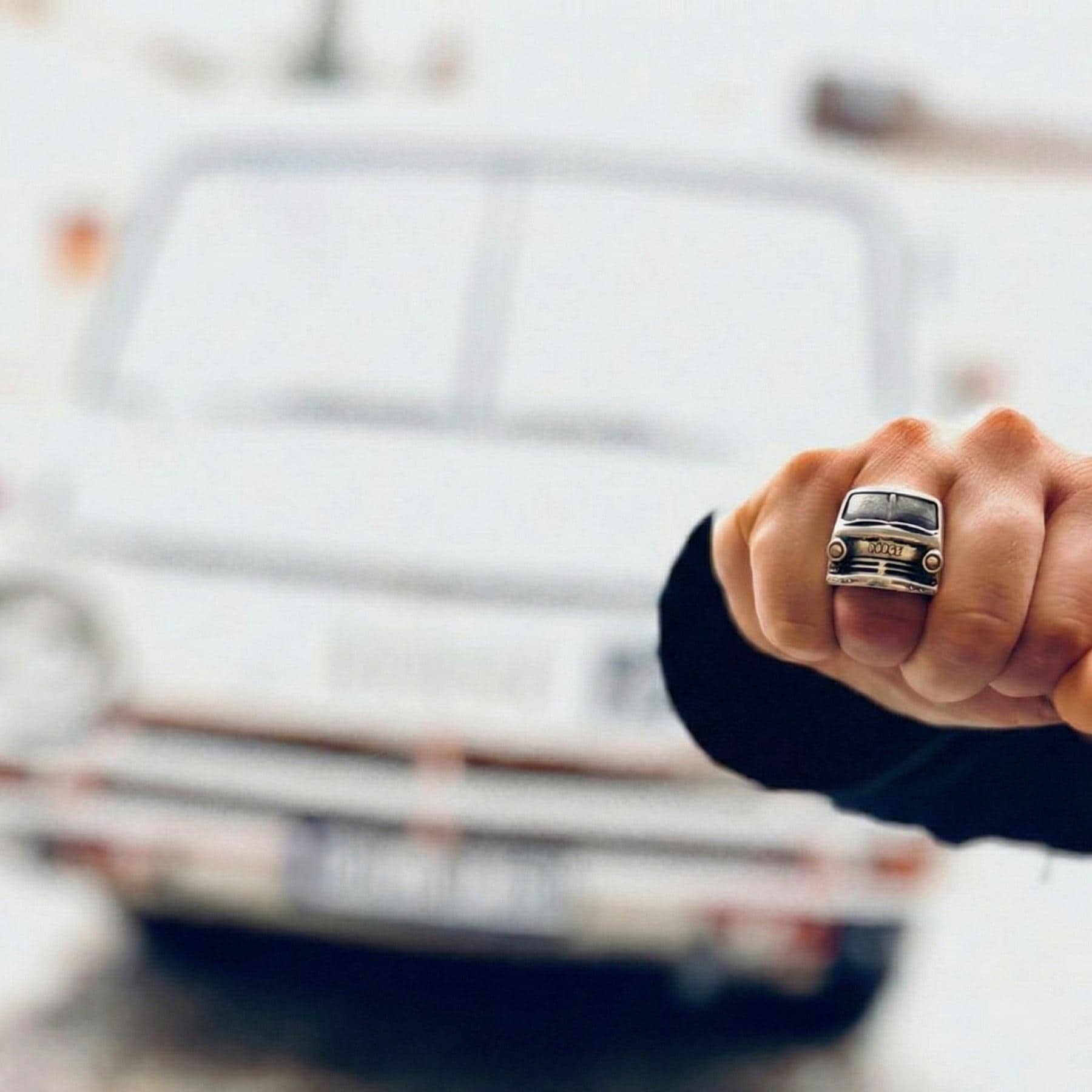 Handcrafted Car Grille Ring Sterling Silver for Gearheads and Vintage ...