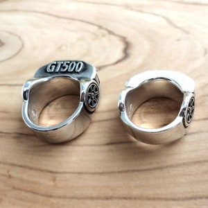Statement Ring Silver | Car Ring 925 Sterling | Automobile Jewelry ...
