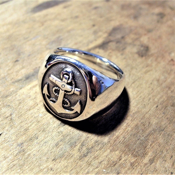 Anchor Ring - Etsy