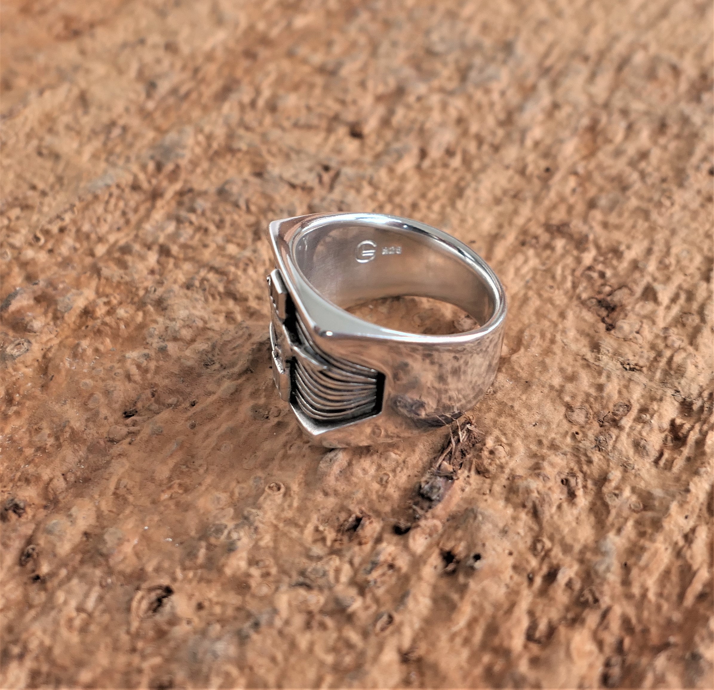 Ford Mustang Pony Ring in Silver 925 Grille American Sports - Etsy