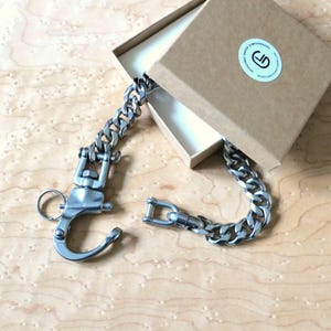 Chunky Wallet Chain Men | Stainless Curb Chain | Rockabilly Jeans Chain ...