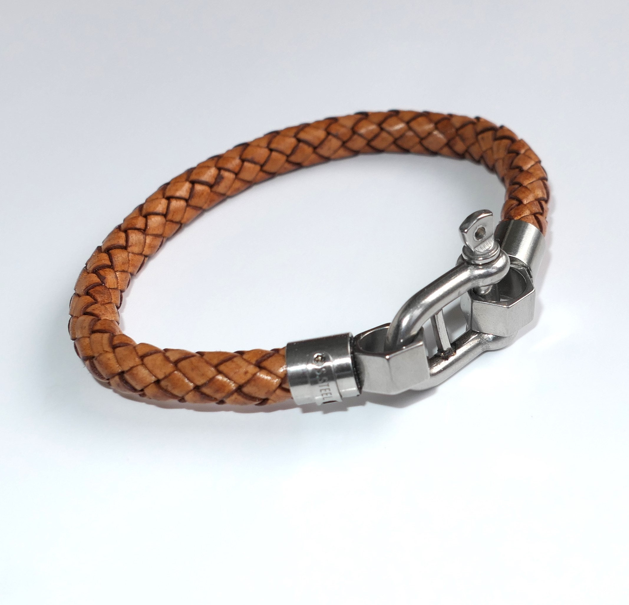 23cm leather men s bracelet Etsy