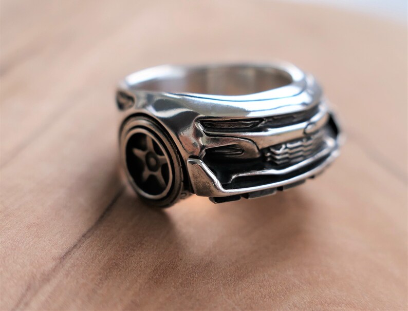 Chevrolet Camaro Bumblebee Ring in 925 Silver Transformer Super Sport ...