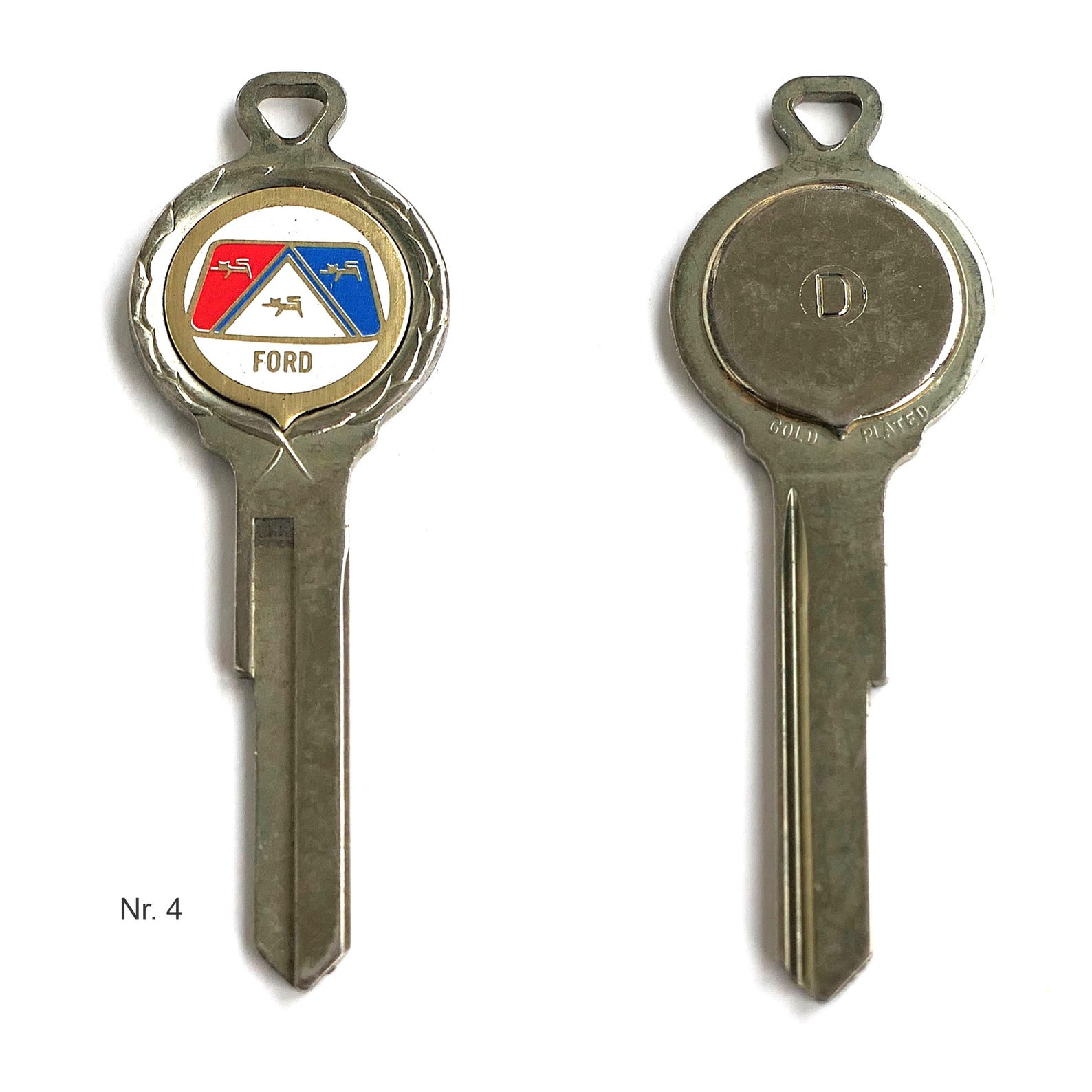Original Ford Key Blank | Vintage Car Part 1960s | Classic Car Keychain ...