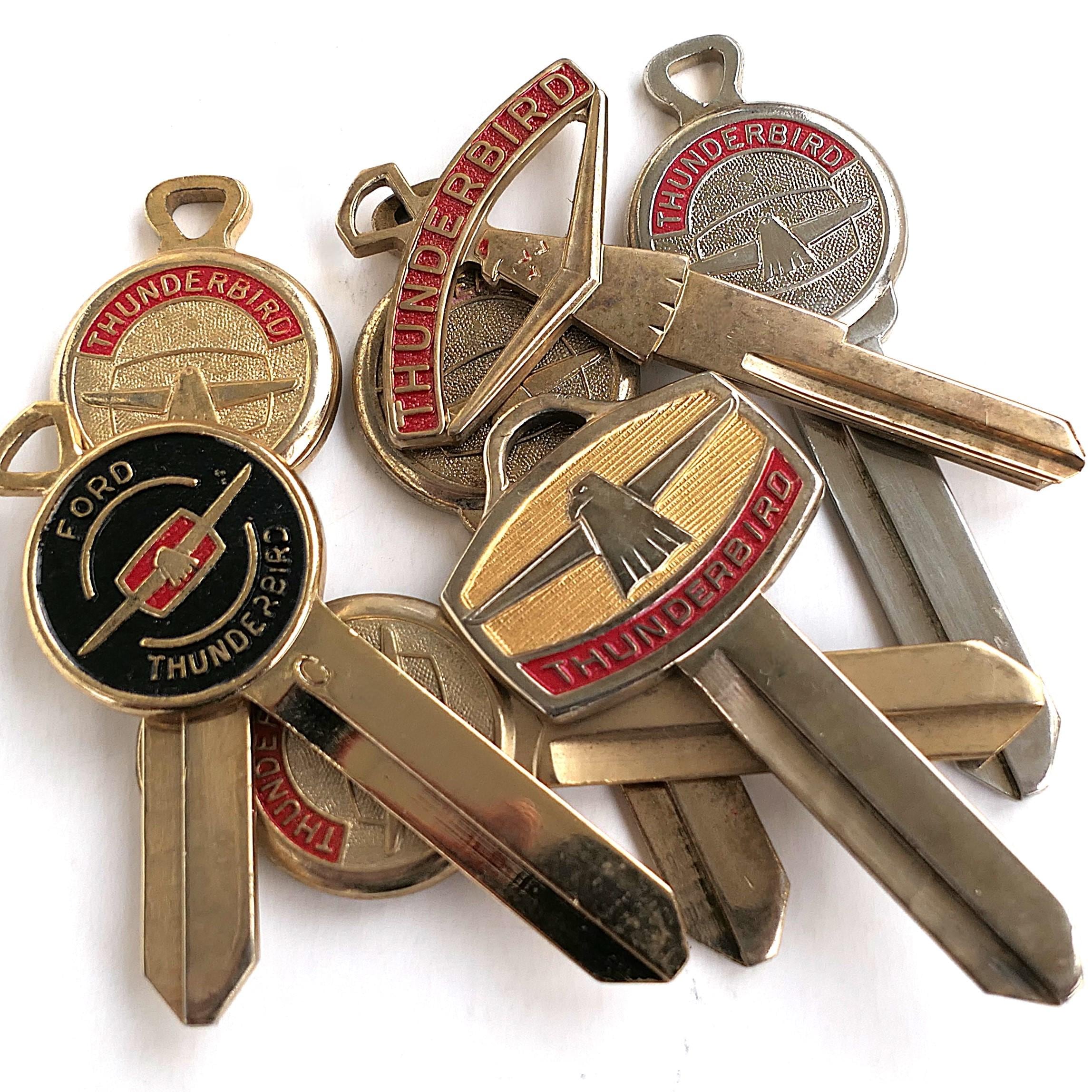 Vintage Ford Thunderbird Crest Key | T-bird Key Blank | Old Ignition ...