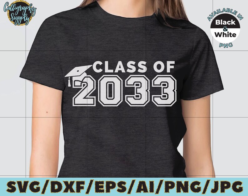 Class of 2033 SVG Future Graduates SVG Cut File Vinyl Decal File for ...