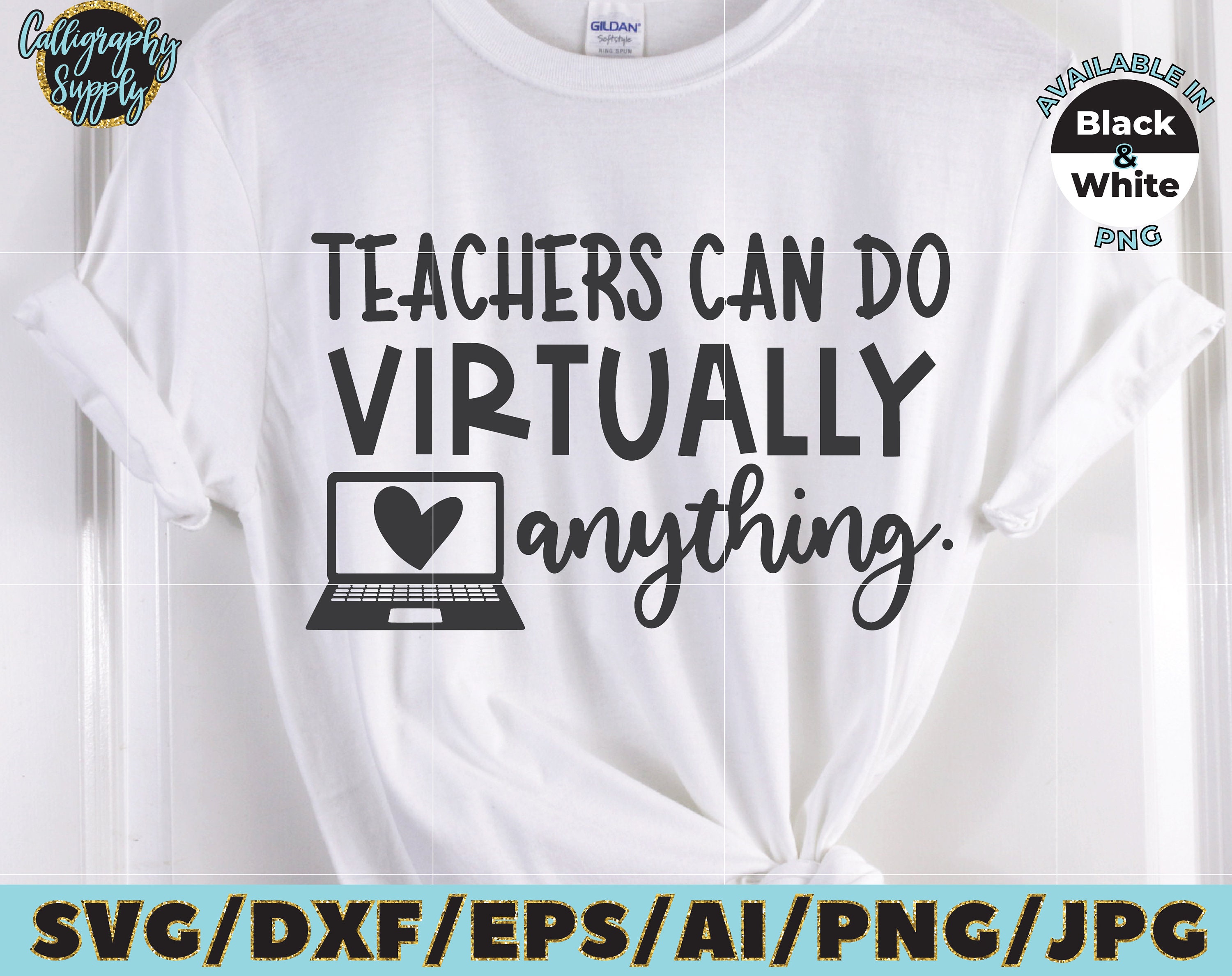 Teachers Can Virtually Do Anything SVG Cut File Vinyl Decal - Etsy