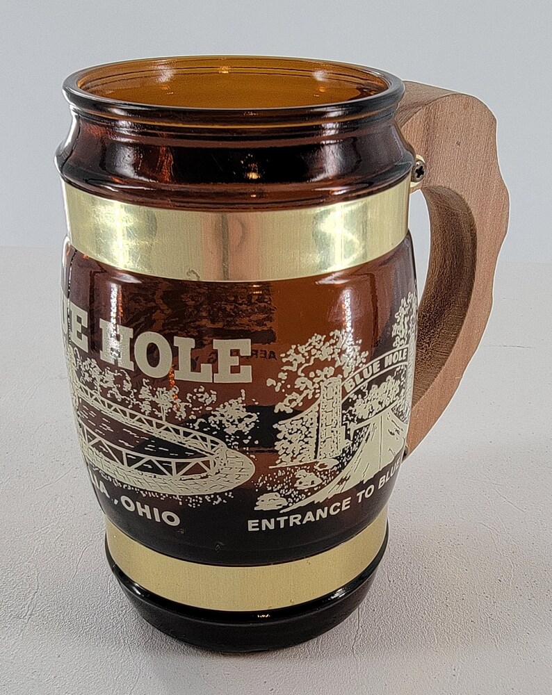 The Blue Hole Castalia Ohio Siesta Ware Souvenir Tourist Gift Shop Mug ...