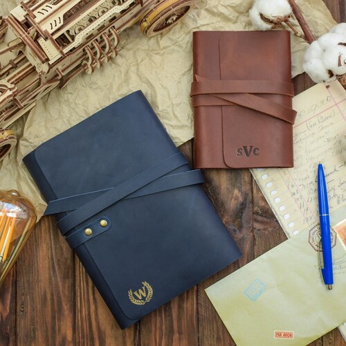 Personalized Leather Journal/custom Journal for Men & Women - Etsy