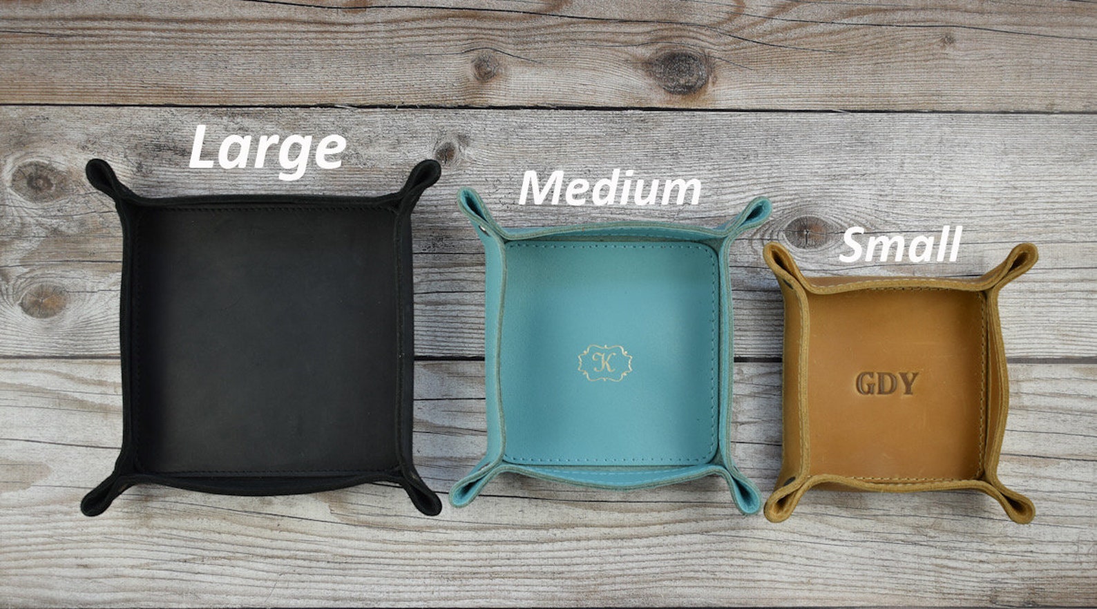 Personalized Leather Catch All Tray/leather Dice Tray/leather - Etsy