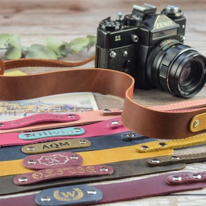 Personalized Leather Camera Strap/ Custom Camera Strap - Etsy