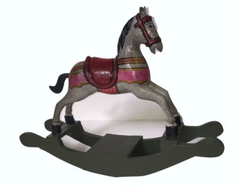 Antique rocking horse | Etsy