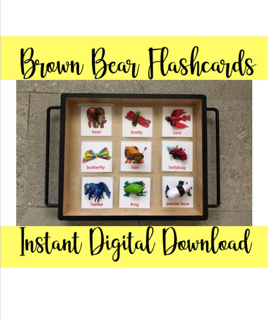 Brown Bear Flashcards- Brown Bear Brown Bear- 12 Characters-what Do You ...