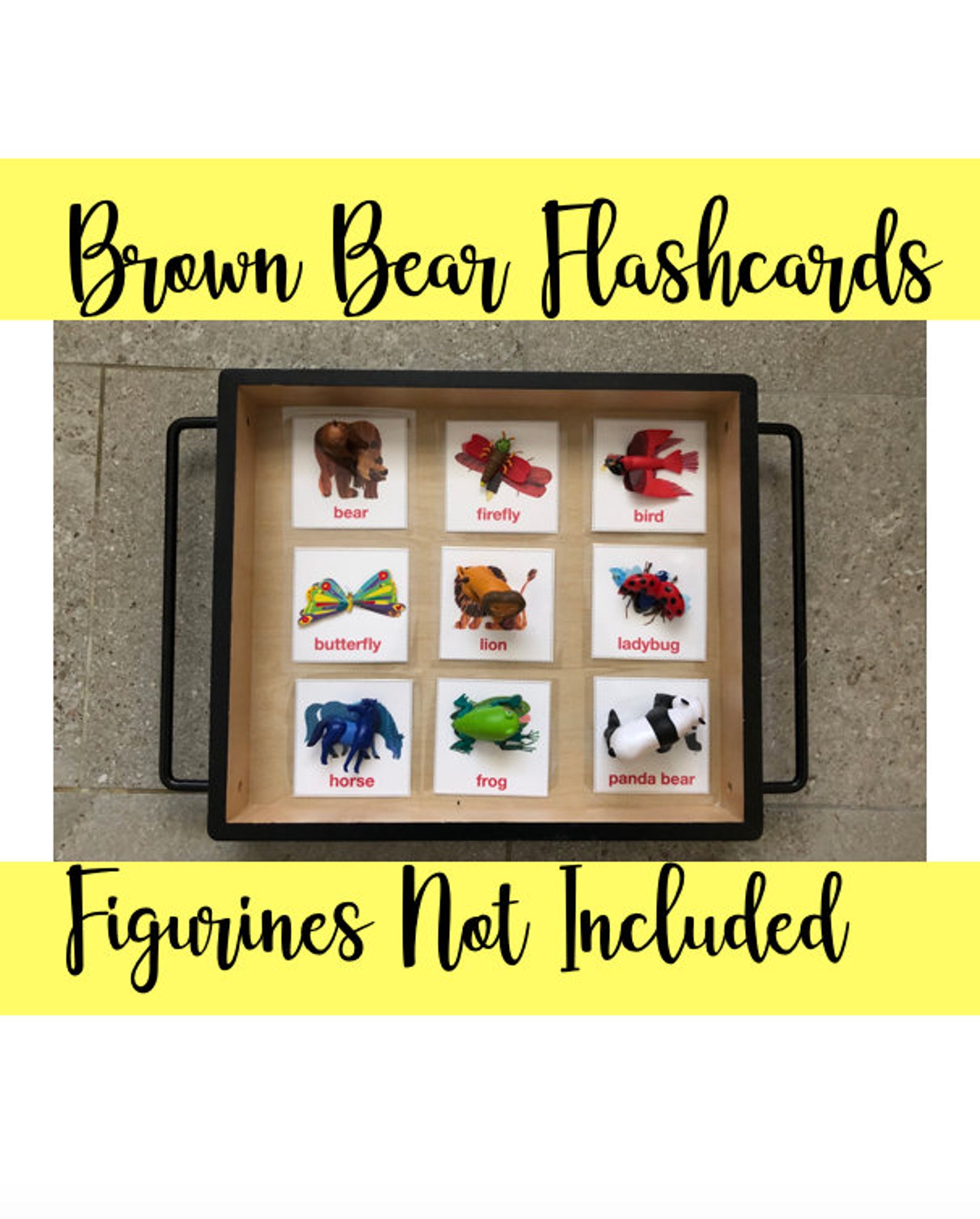 Brown Bear Flashcards Brown Bear Brown Bear 12 - Etsy