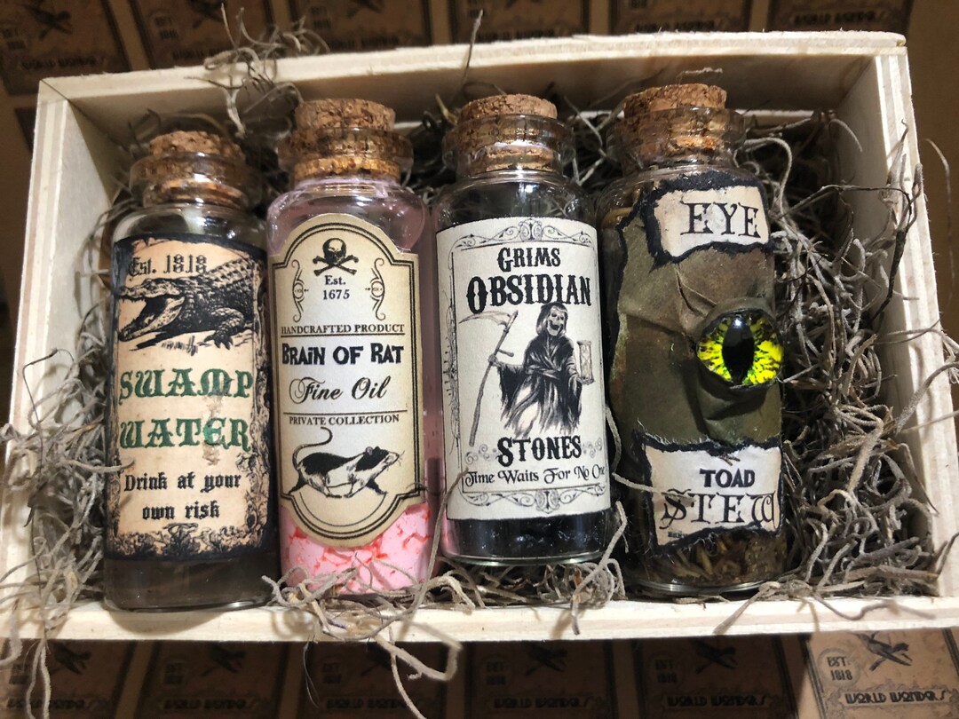 Wizard Christmas Gift- Potions - Magic Potion Set - Holiday Gift ...