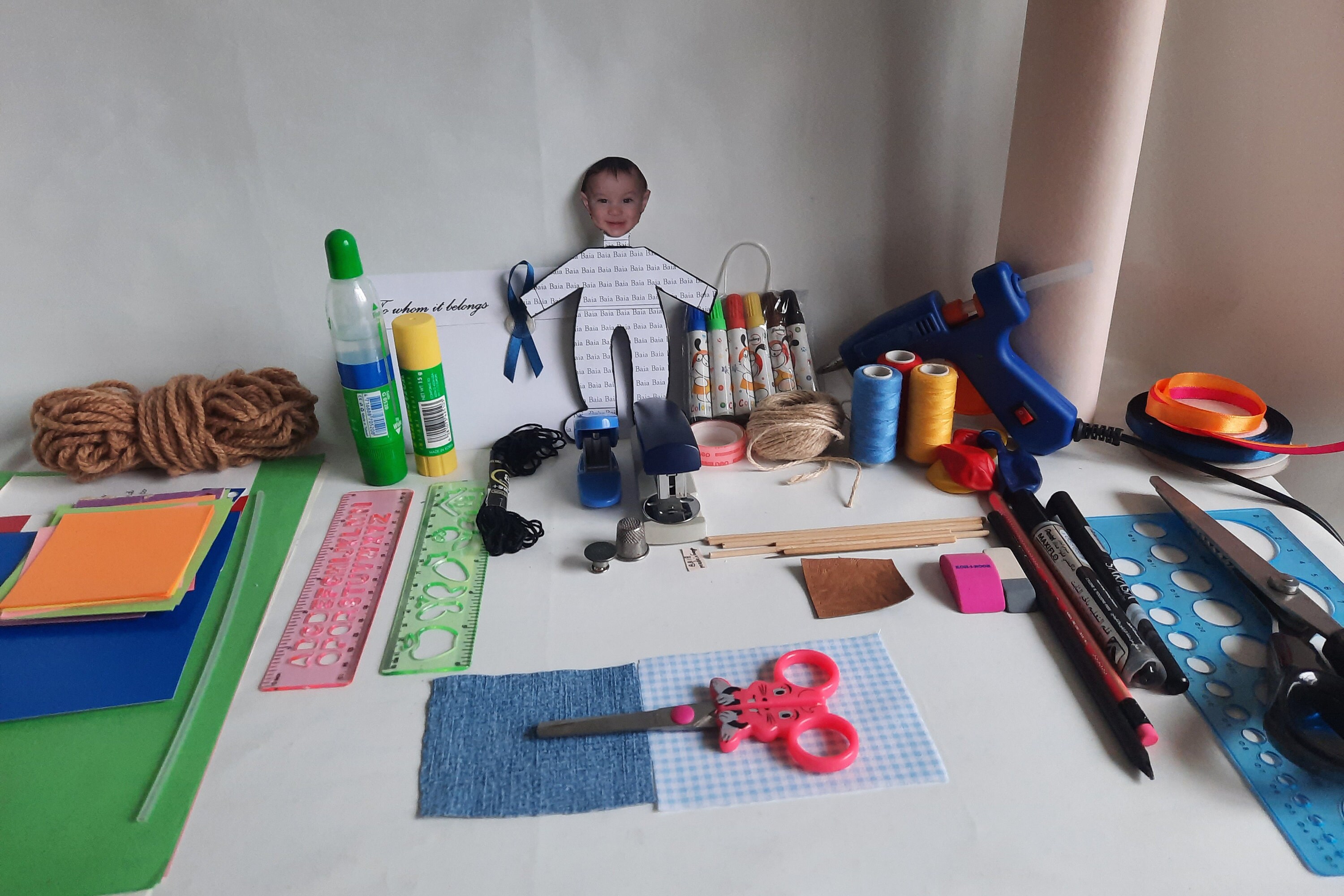 Paper Doll. Educational Activities. Kids Made Wall Art - Etsy