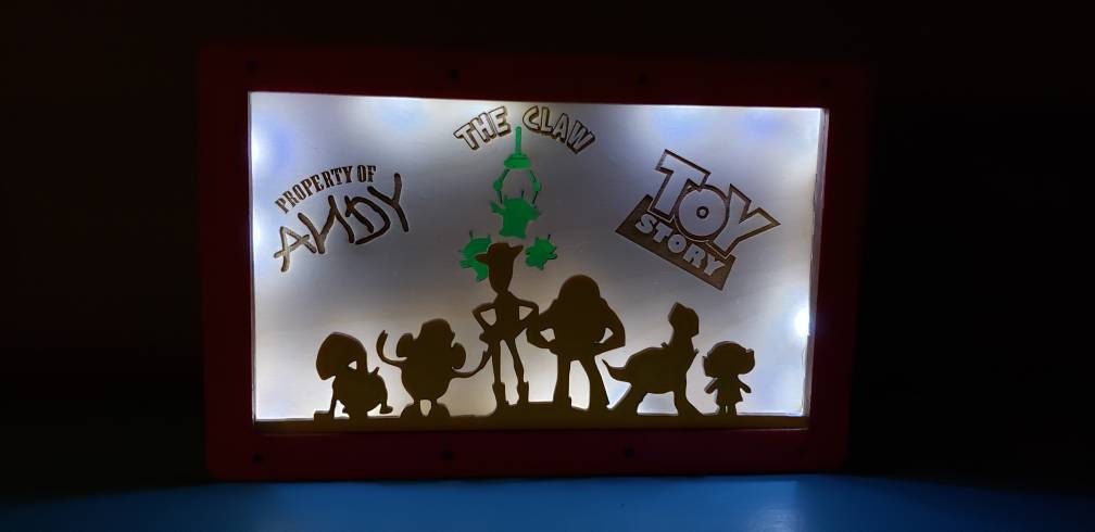 Toy Story LED Light Box - Etsy