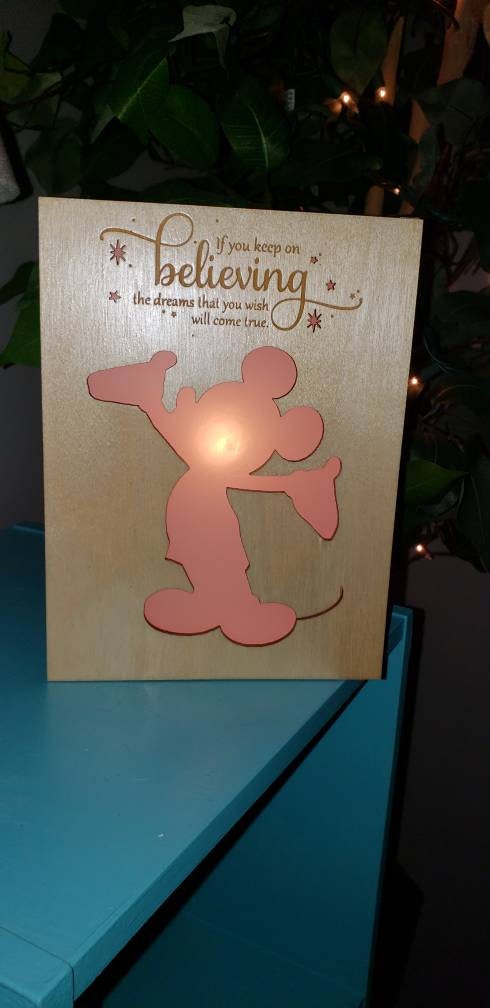 Mickey, Minnie Lightbox - Etsy