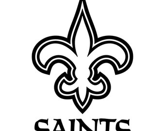 New orleans saints decal | Etsy