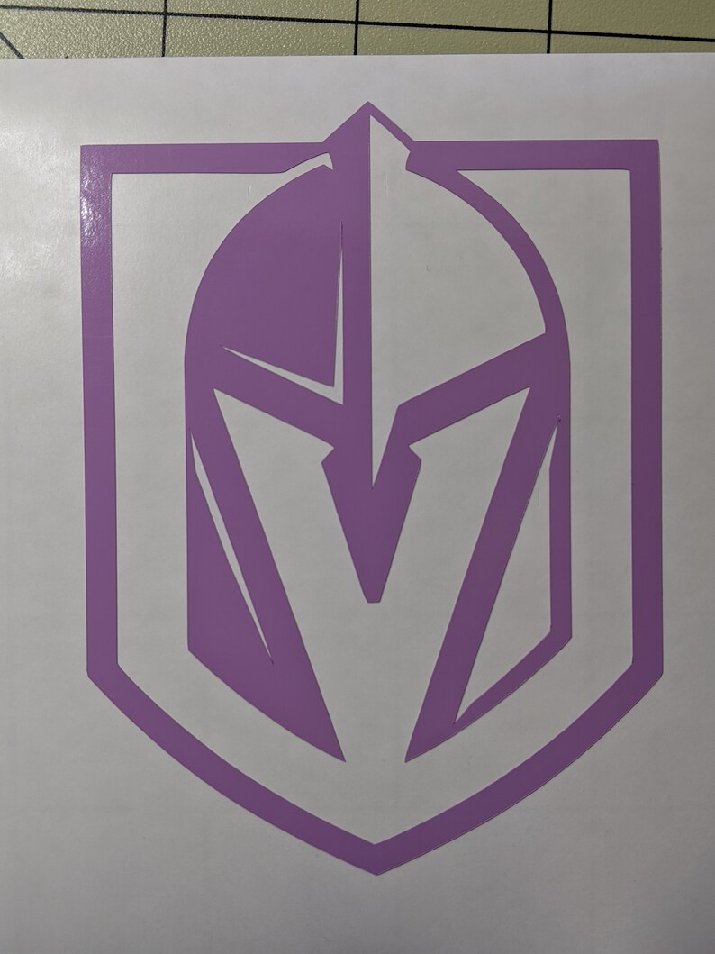Vegas Golden Knights Solid Color Decal - Etsy
