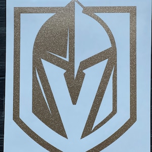 Vegas Golden Knights Glitter Decal - Etsy