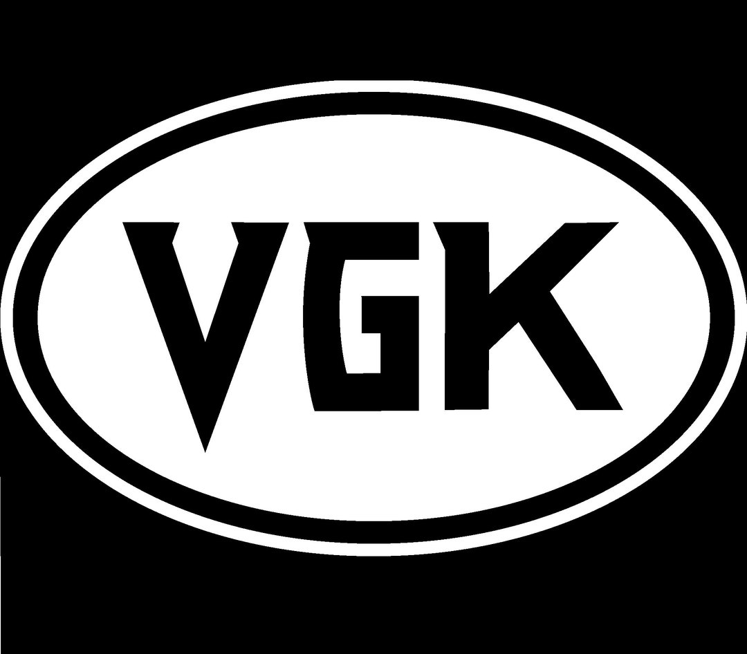 VGK Window Decal - Etsy