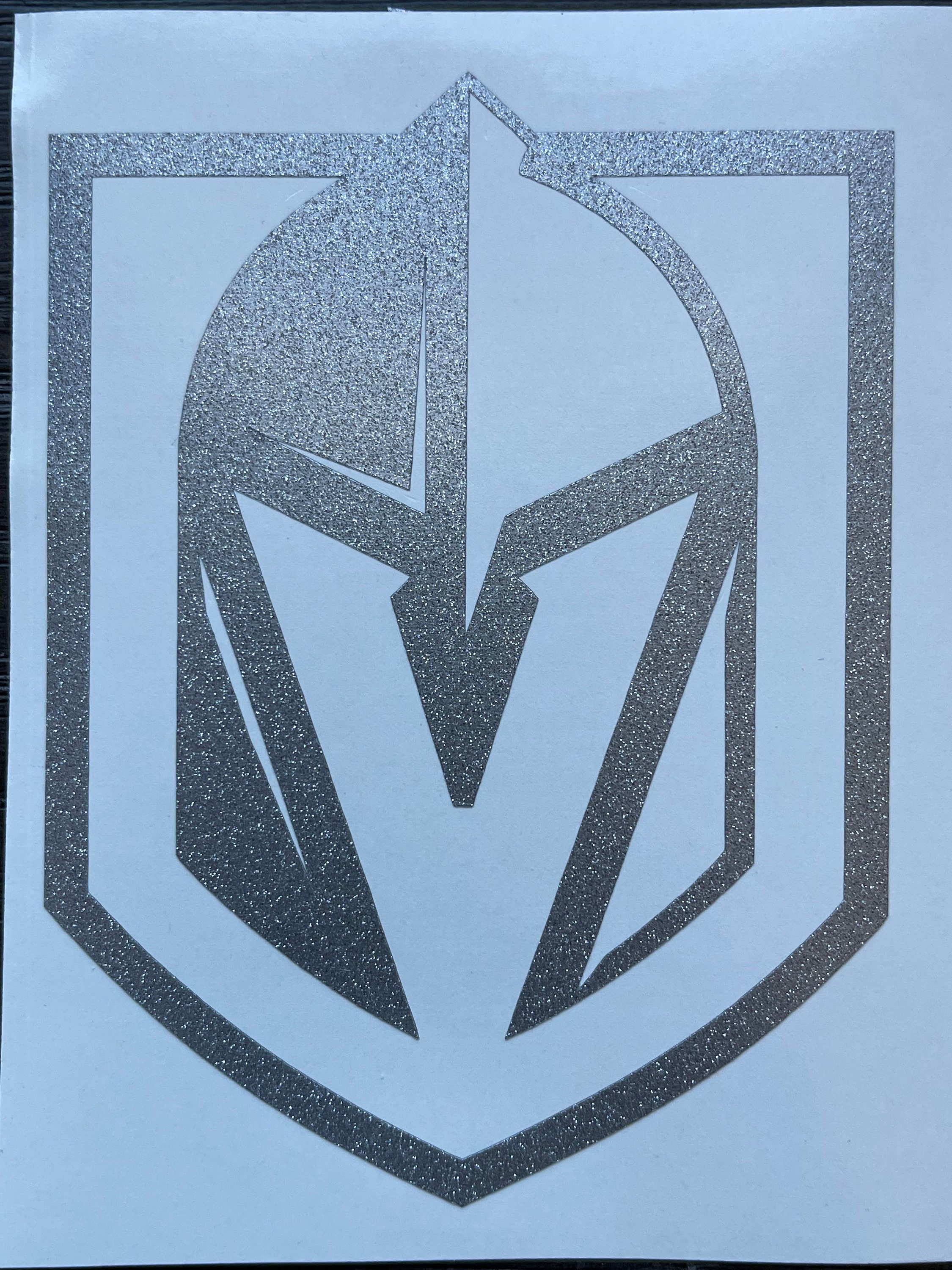 Vegas Golden Knights Glitter Decal - Etsy