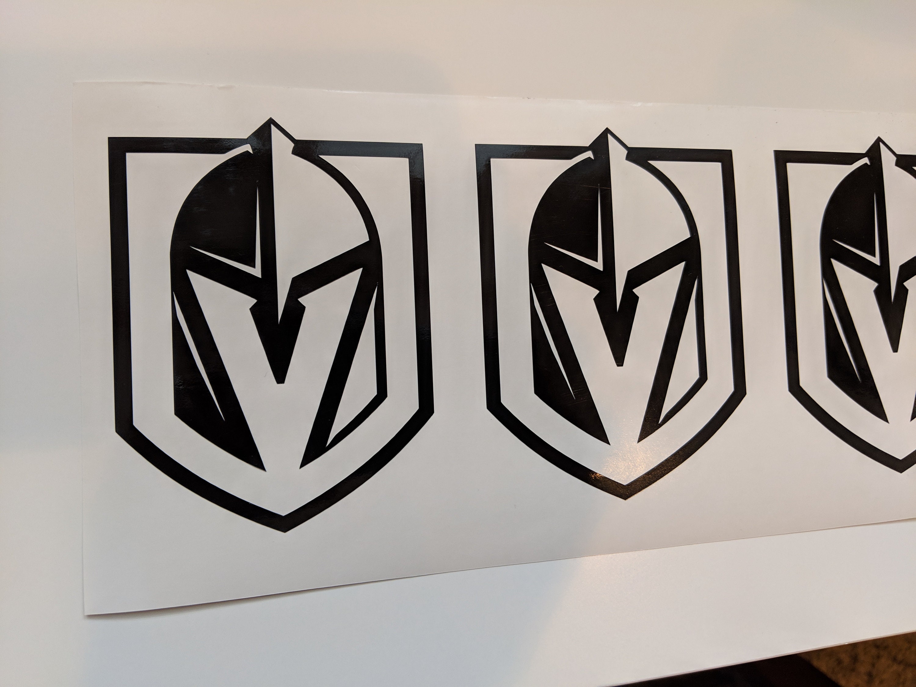 Vegas Golden Knights Solid Color Decal - Etsy