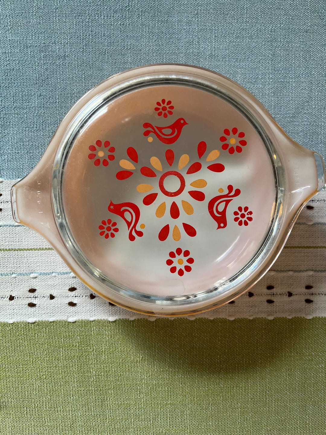 Vintage Pyrex 471 1 Pt. Friendship Pattern Casserole Dish - Etsy