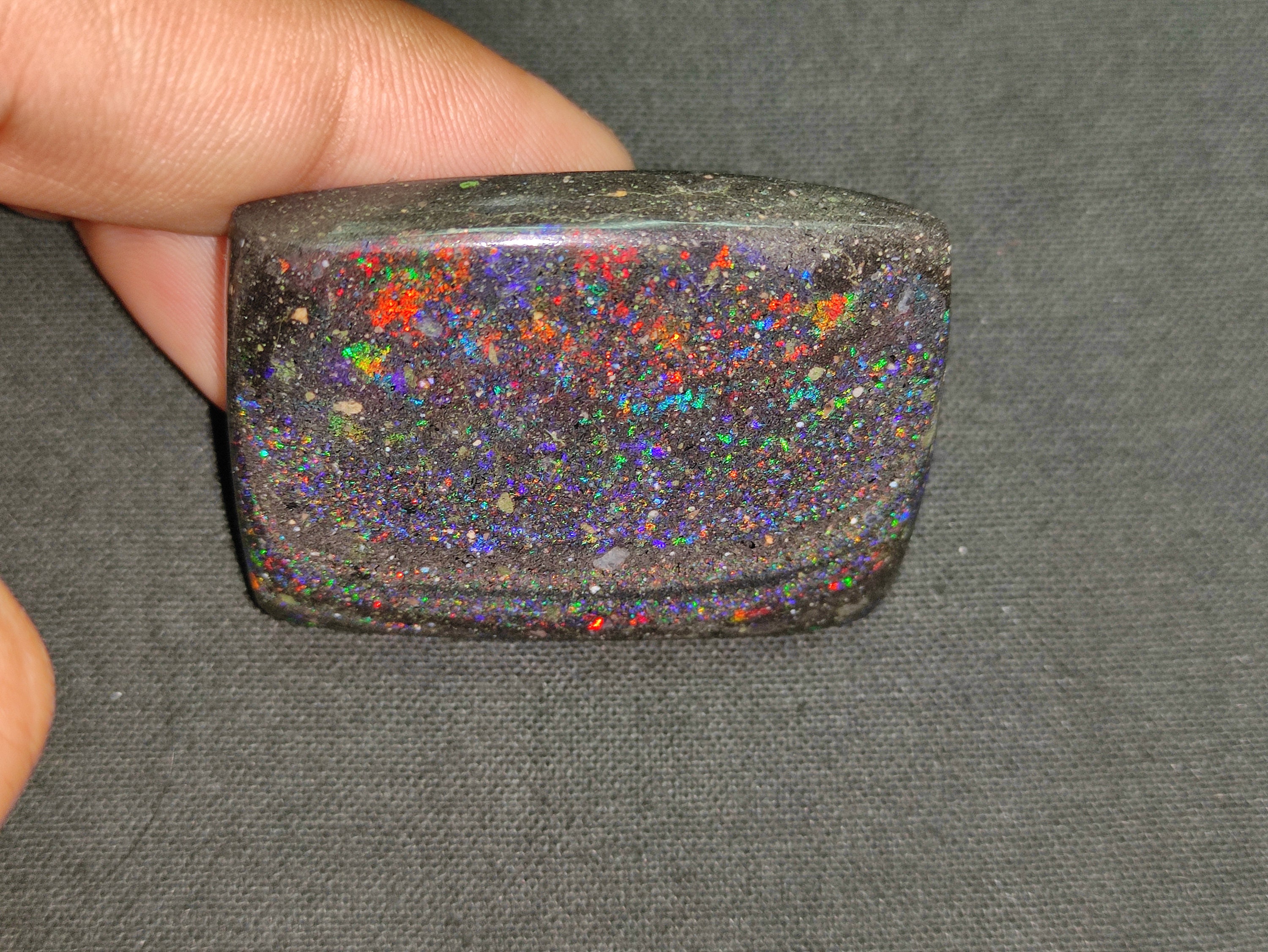 Matrix Opal Honduran Matrix Opal Cabochon Natural Black Matrix Opal Spectrum Fire Opal Jewellery ...