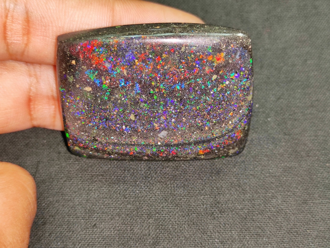 Matrix Opal Honduran Matrix Opal Cabochon Natural Black Matrix Opal Spectrum Fire Opal Jewellery ...