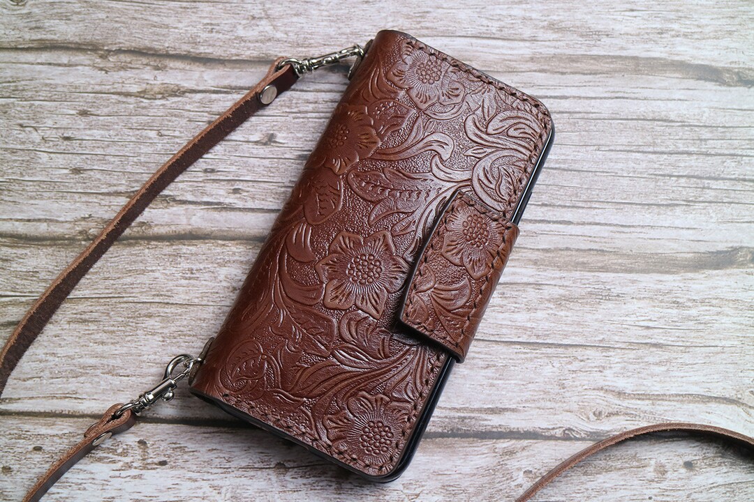 Embossed Leather Pixel 9a 9 Pro XL 9 Pro 9 Wallet Case Strap 5CGPI01 - Etsy
