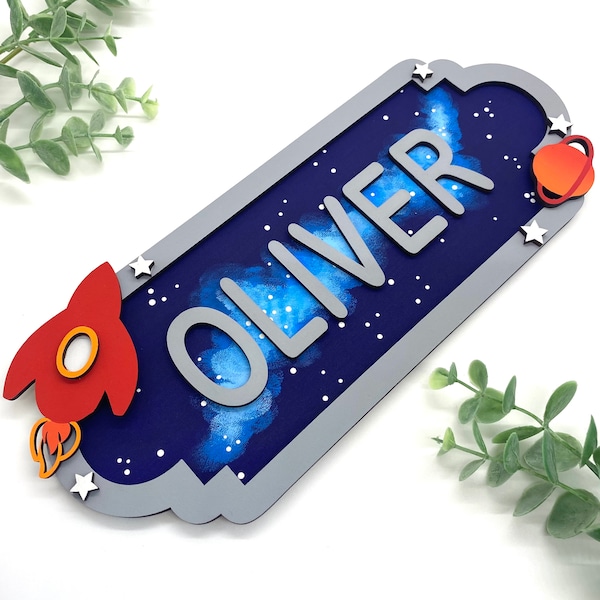 Space Name Plates - Etsy