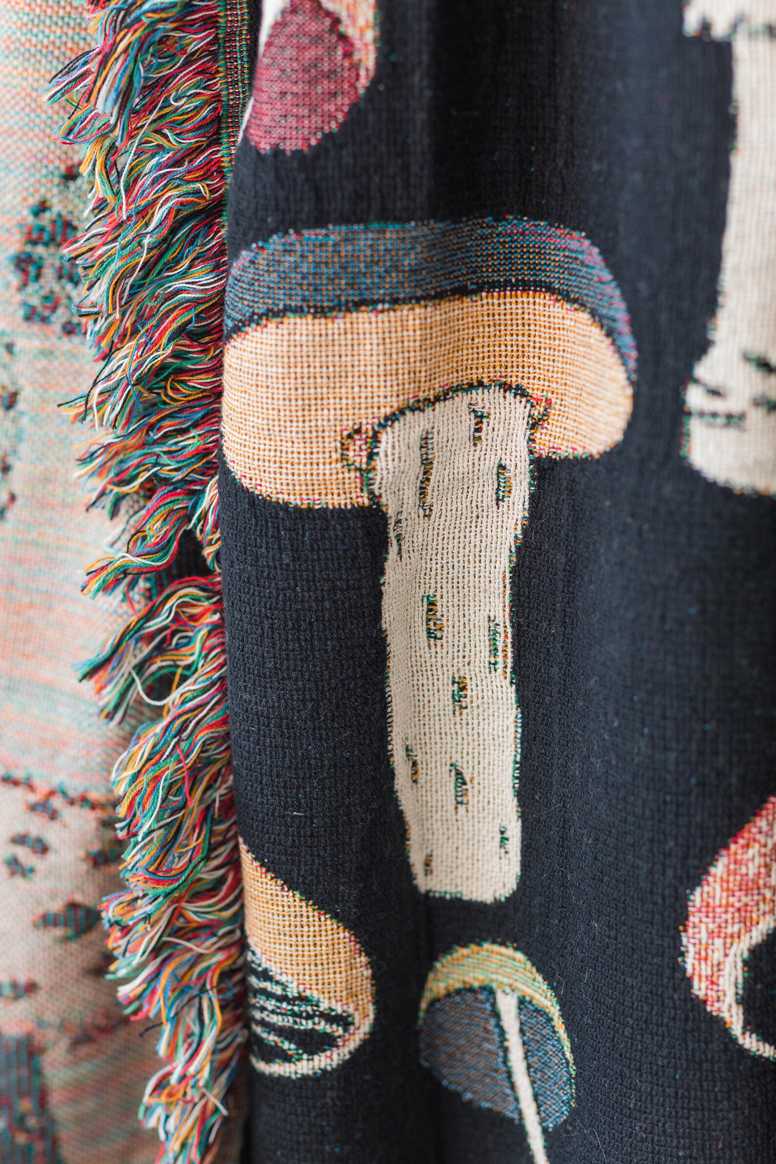 Mushroom Throw Blanket Mushroom Tapestry Mushroom Blankets - Etsy