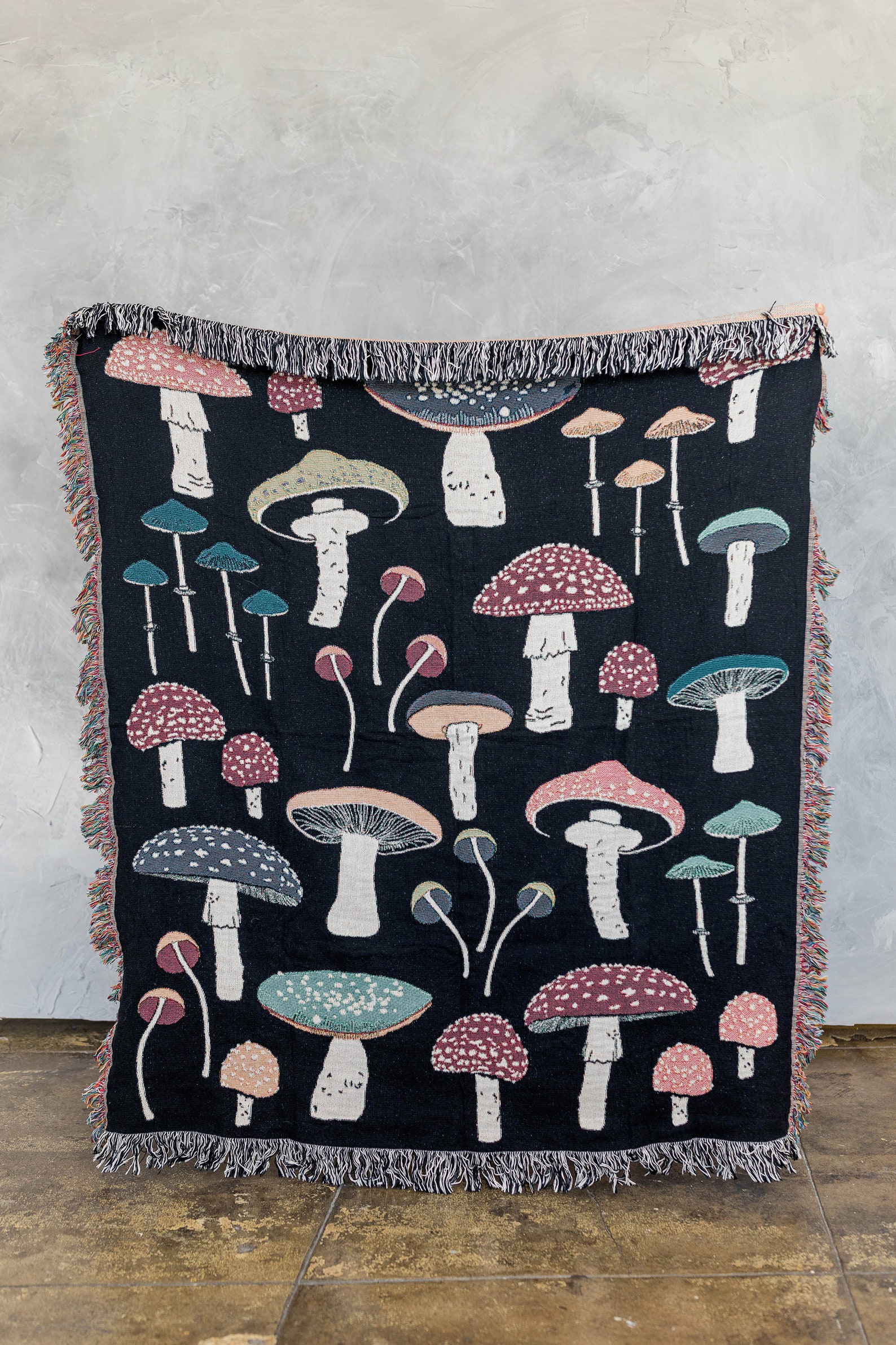 Mushroom Throw Blanket Mushroom Tapestry Mushroom Blankets - Etsy
