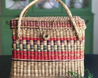 Basket hand made | Etsy