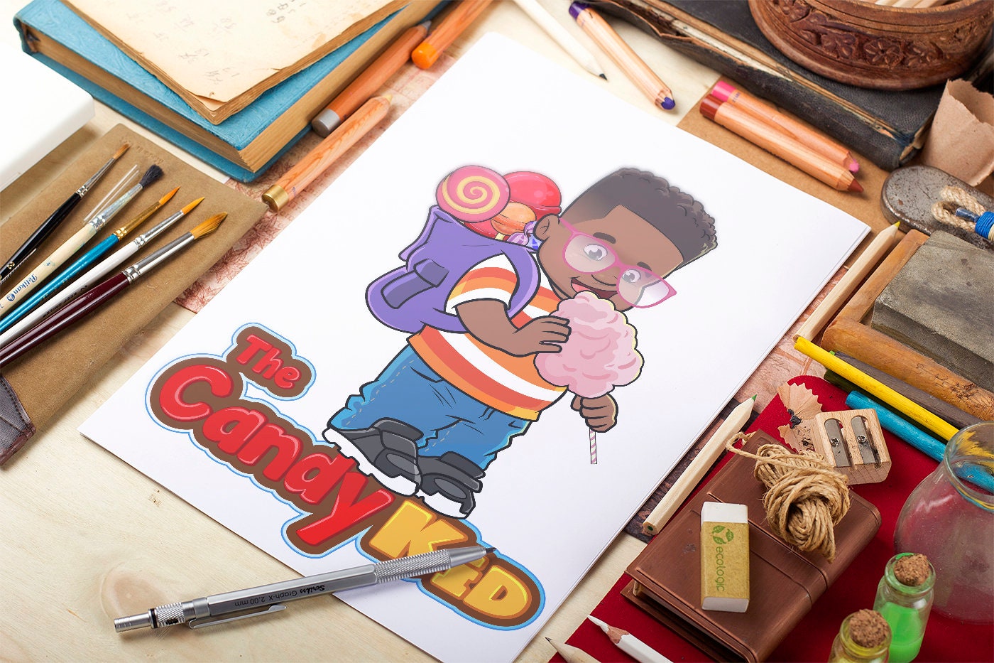 Cartoon Logo Design | Cartoon Portrait Drawing | Podcast Logo Design ...