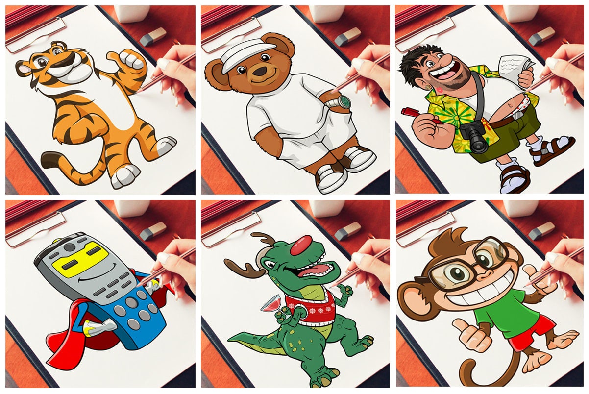 Cartoon Animal Logo | Petshop Logo | Dog Cartoon Logo | Mascot Cartoon ...