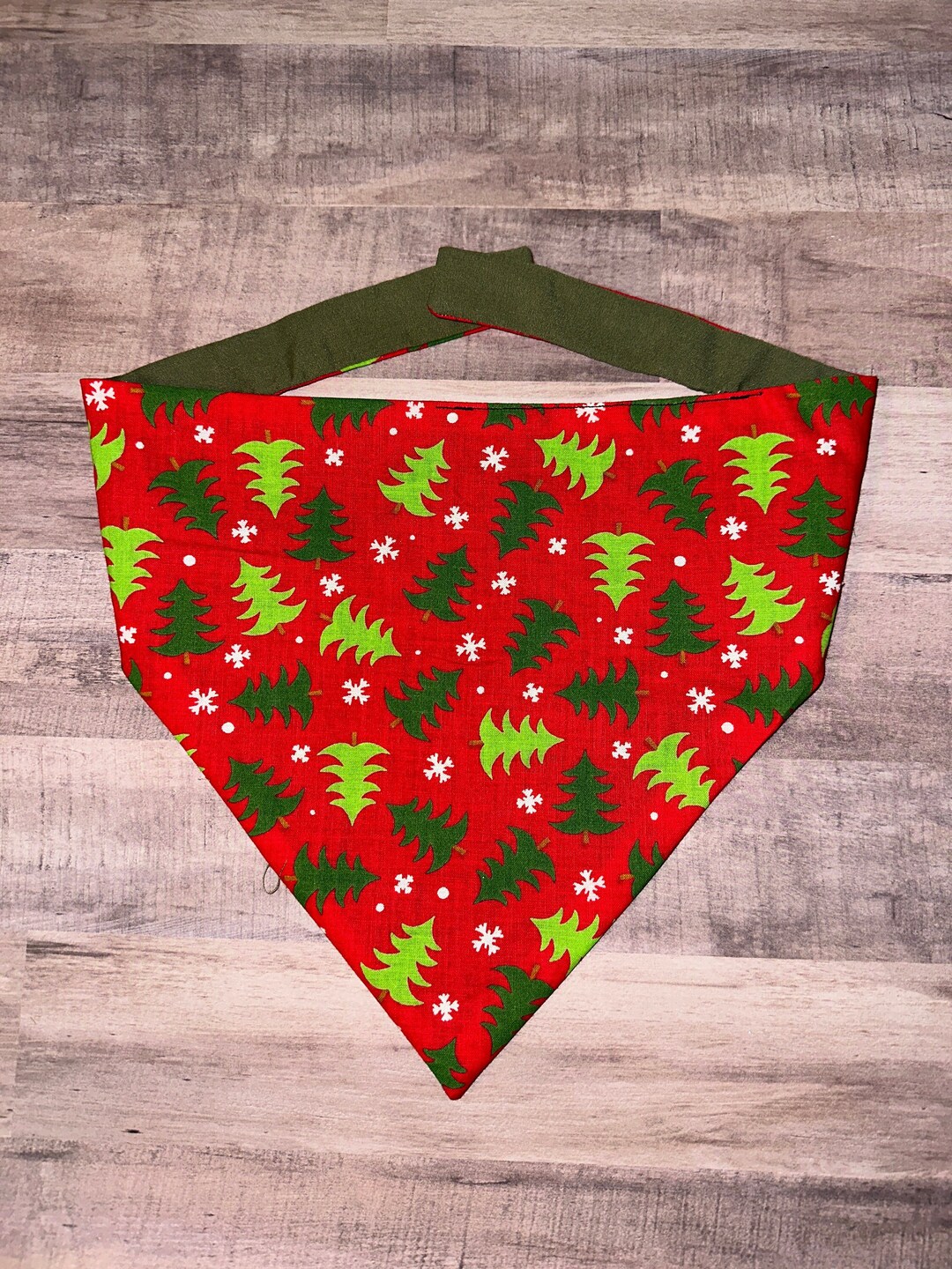 Forest Christmas Tree Bandana - Etsy