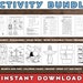 Easter Activity Worksheet Bundle | Holy Week Coloring and Activity ...