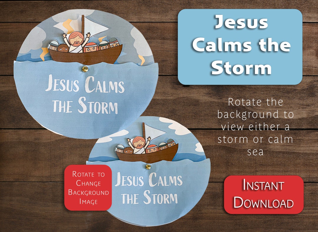 Jesus Calms the Storm | Miracles of Jesus | Background Changing Mobile ...