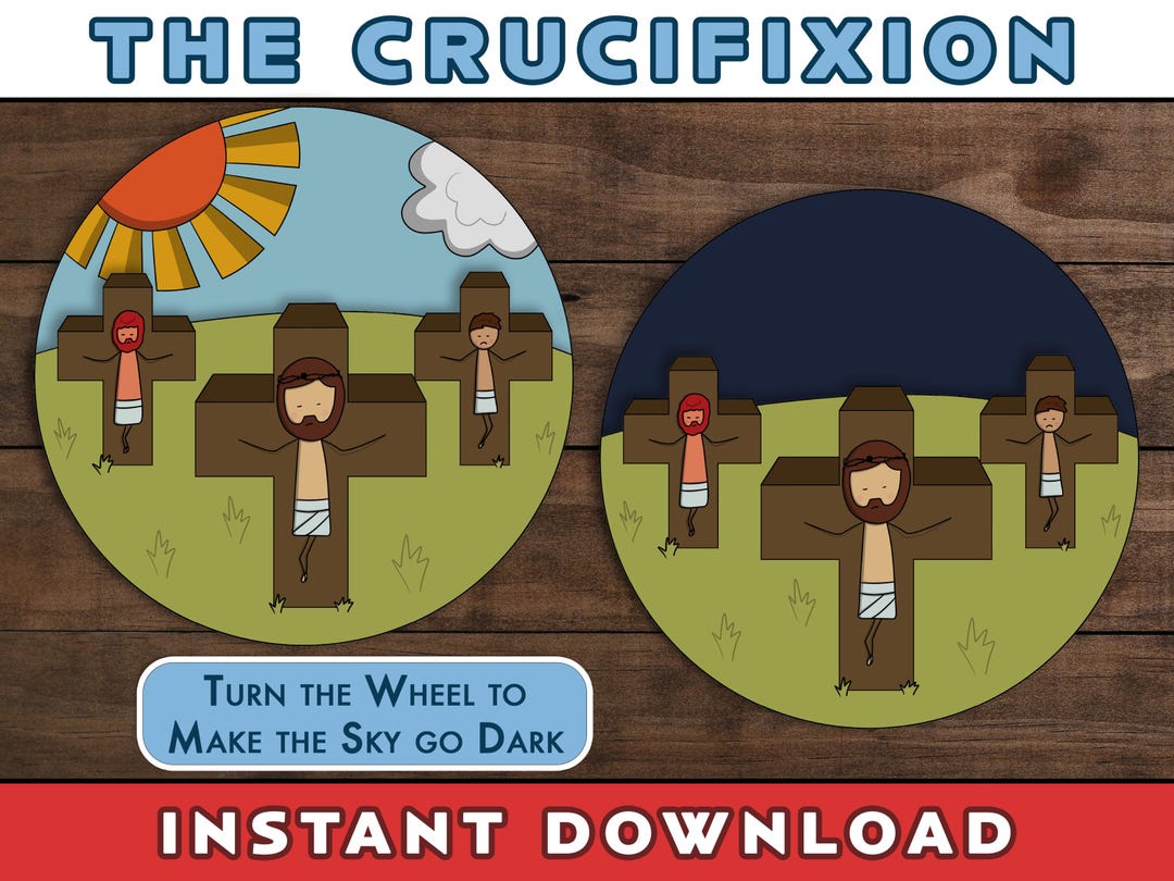 Crucifixion of Jesus Activity: Easter Bible Study (digital Download) - Etsy