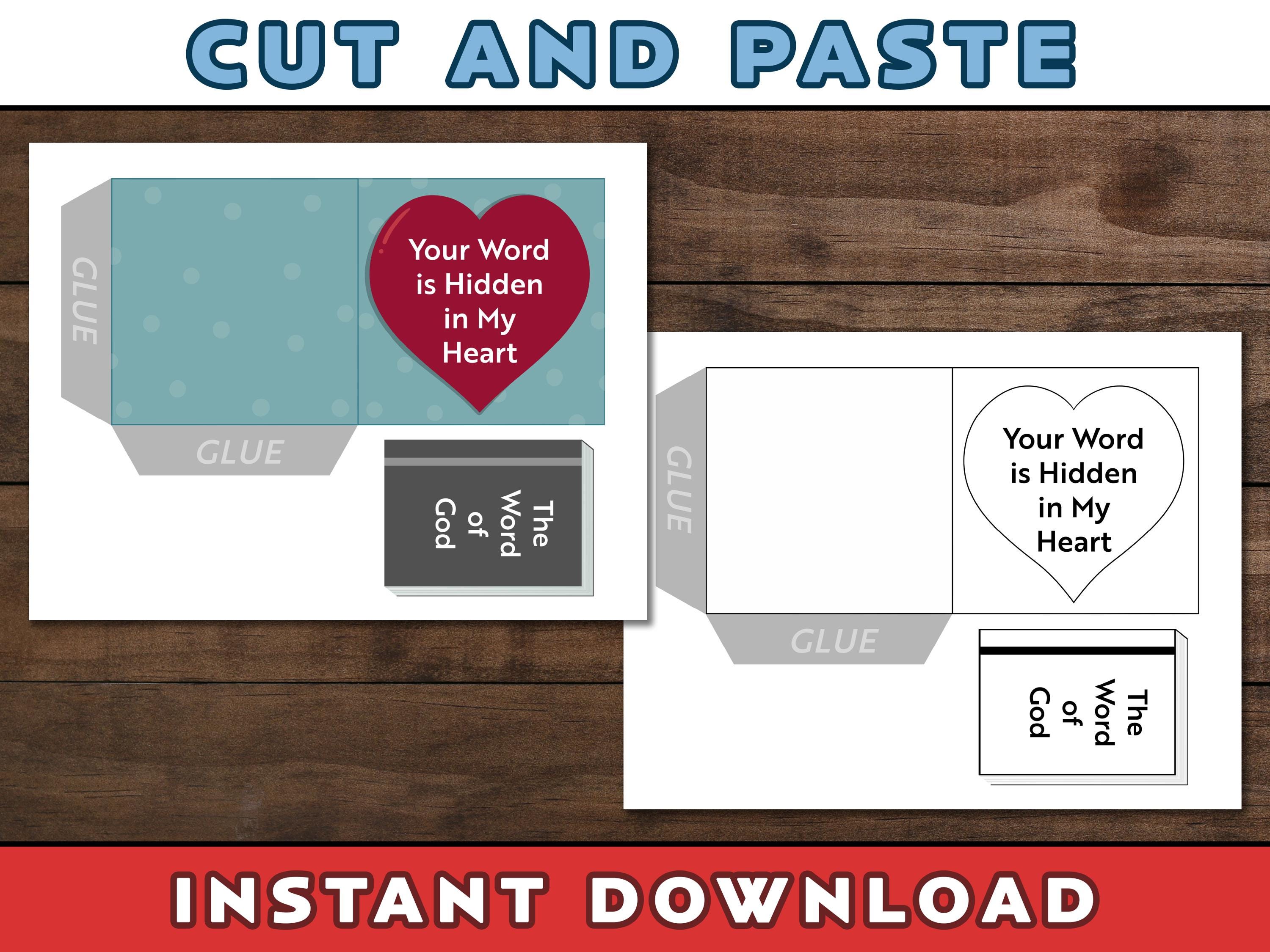 Your Word I Have Hidden in My Heart | Psalm 119:11 | Color Cut and ...