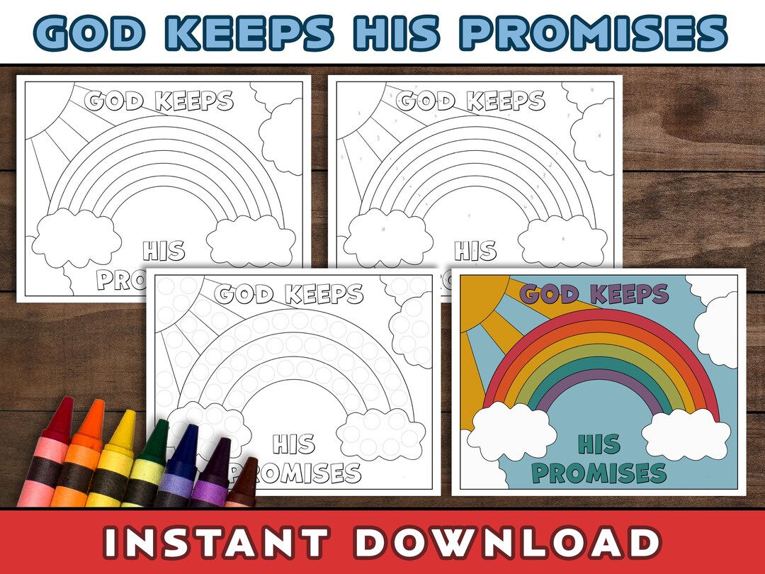 God Keeps His Promises | Noah's Ark | Noah and the Ark | Rainbow Craft ...