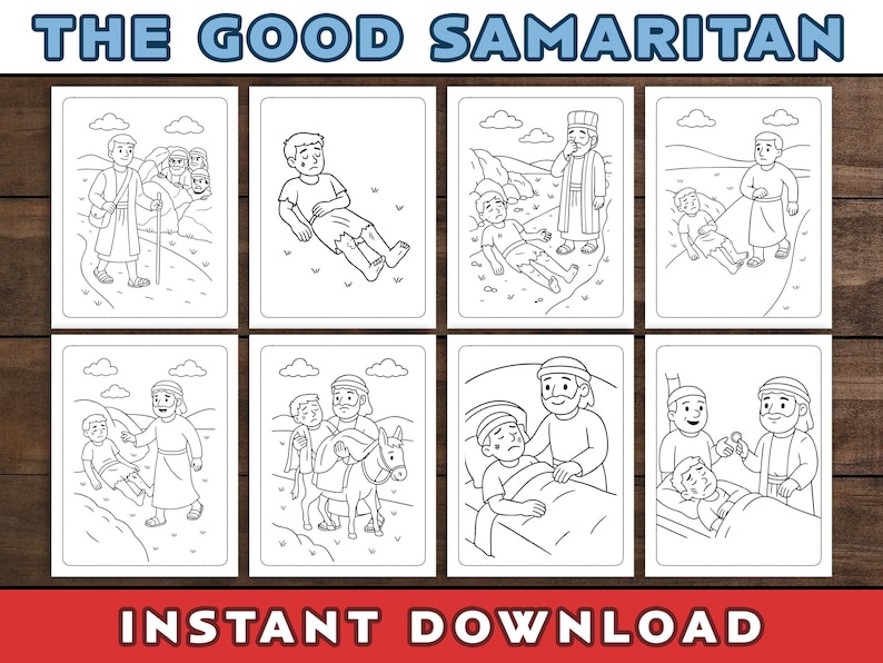 The Good Samaritan | Parables of Jesus | New Testament | Sunday School ...