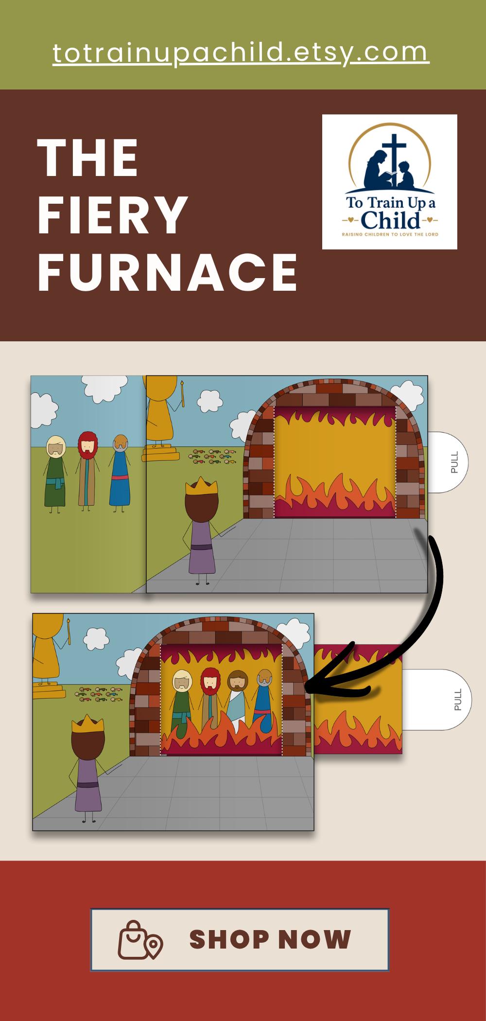 The Fiery Furnace Craft With Shadrach Meschach and Abednego Book of ...