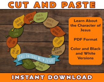 Fall in Love With Jesus Craft | Bible Class Craft | Sunday School Craft ...