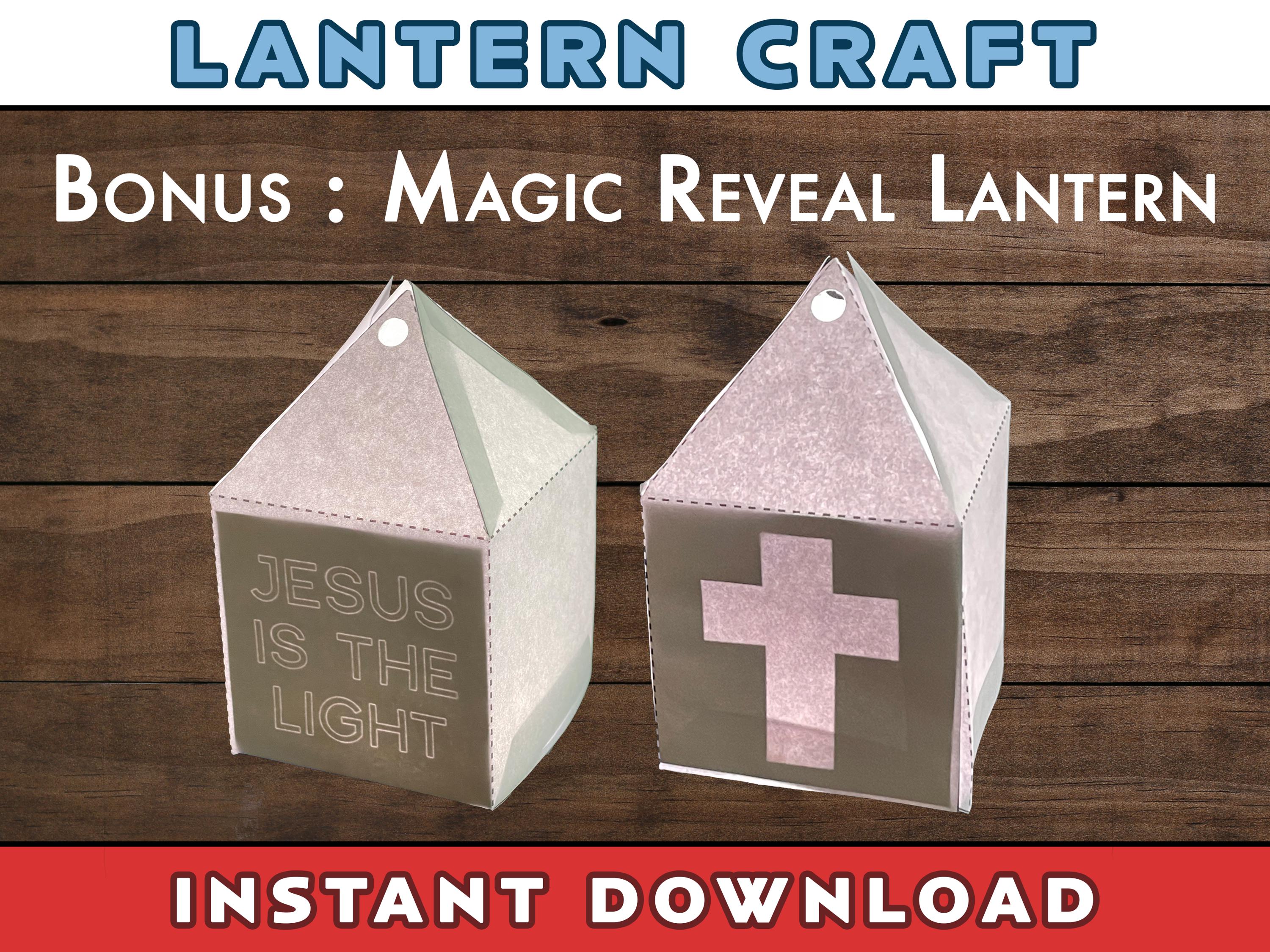 Jesus is the Light Lantern Craft: Bible Class (digital Download) - Etsy