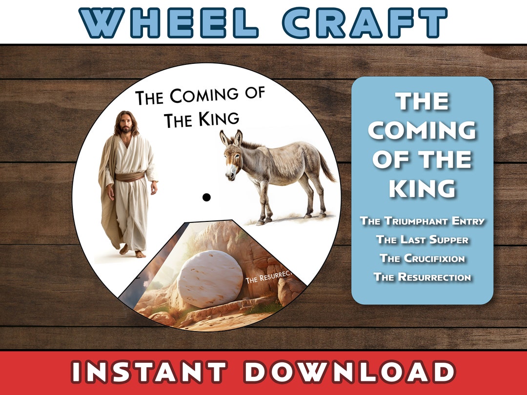 Holy Week Wheel Craft: Bible Story Activity (digital Download) - Etsy